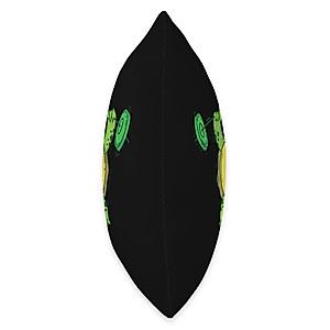 Turtle reptile carapace old Sauropsida Testudines Turtle Loves Fitness and Lifting Weights Throw Pillow, 16x16, Multicolor