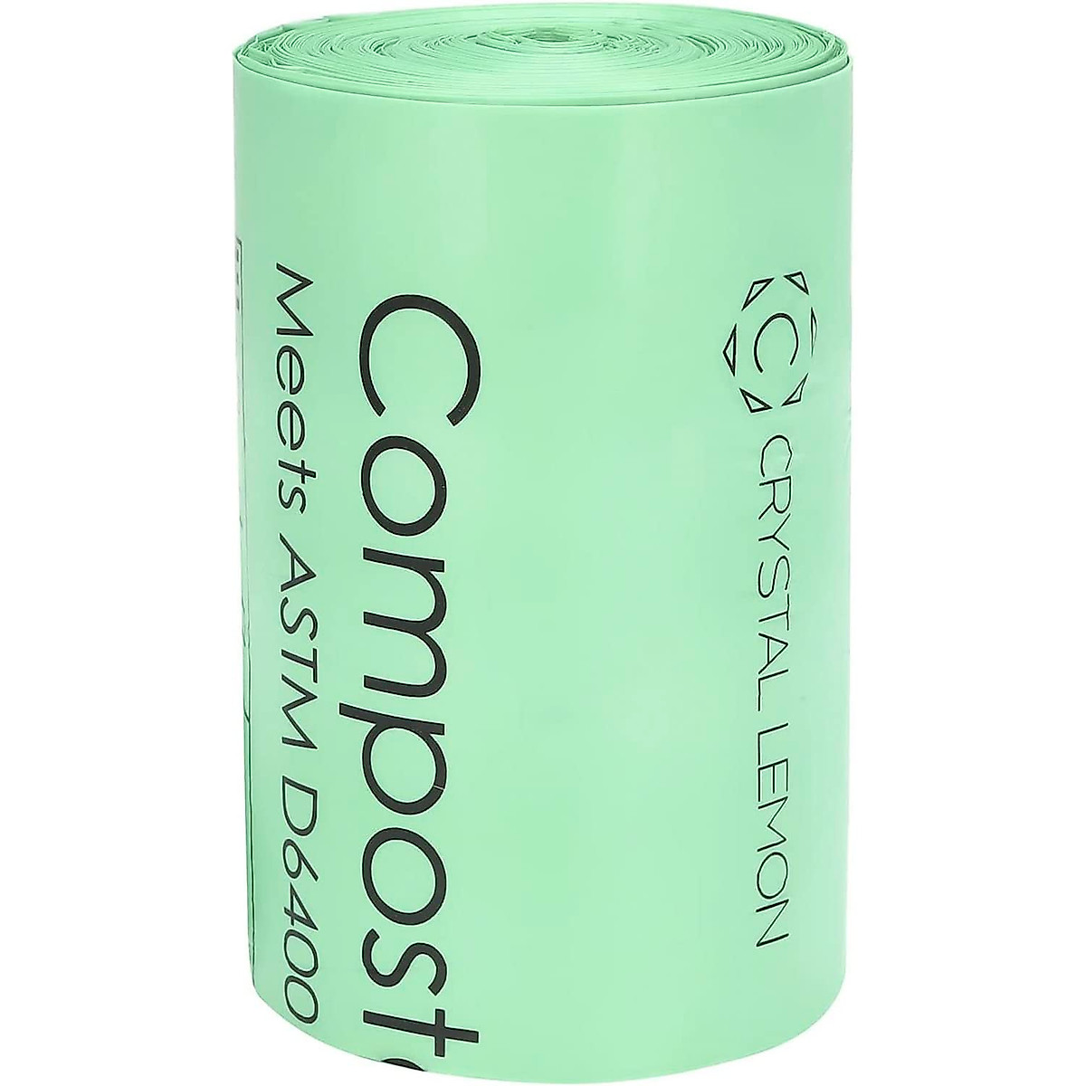 30 Count Biodegradable Trash Bags - BPI Certified 6 Gallon Trash Bags - Heavy Duty Compostable Trash Bags for Kitchen and Bathroom - Unscented Trash Bags 6 Gallon for Yard, Food, and Animal Waste