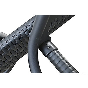 Armen Living Cabana Adjustable Wicker Chaise Lounge Chair