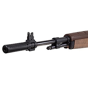 Springfield Armory M1A Underlever Pellet Rifle, Wood Stock air Rifle (.22 Caliber)