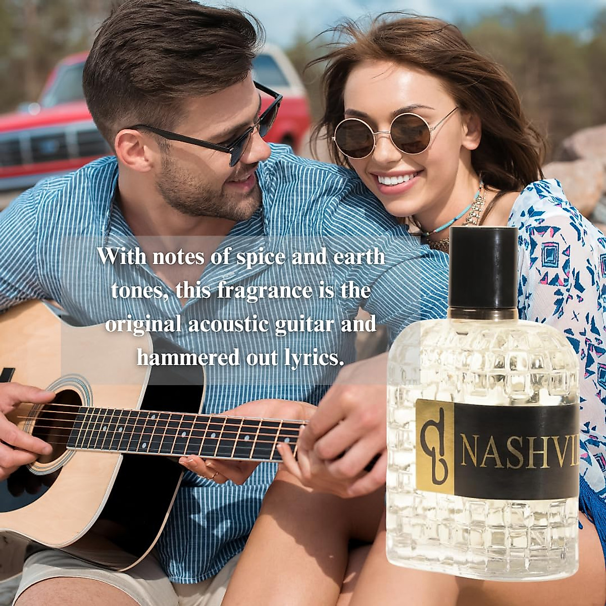 Db Nashville Men’s Cologne by Murcielago Fragrances, 3.4 fl oz (100 ml) - Glass Spray Bottle - Hard-Working Country Boy’s Anthem