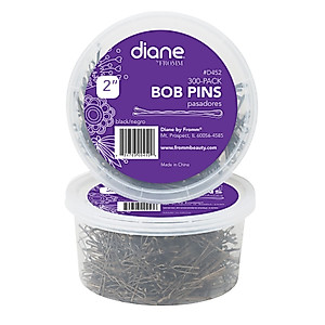 Diane Bobby Pins, Black, 2", 300 Count