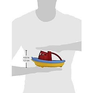 Green Toys My First Tug Boat, Red