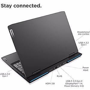 Lenovo 2023 IdeaPad Gaming 3 Gaming Laptop, 15.6" FHD Display, AMD Ryzen 5 6600H up to 4.5GHz, NVIDIA GeForce RTX 3050, 32GB DDR5 RAM, 1TB SSD, Wi-Fi 6, Bluetooth, Windows 11 Home, ‎Onyx Grey