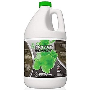 Green Water Tracing & Leak Detection Flourescent Dye - 1 Gallon