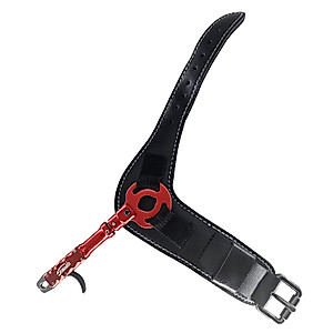 xxiaojun Adjustable Wristband Release, Index Finger Release, Composite Bow, 360 degree rotatable Jaws, Automatic Closure, Bow and Arrow Archery Accessories, Archery Release Aids (red)