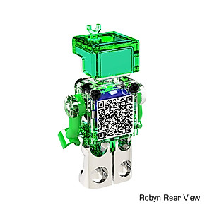 E-Blox Lumen Power Figure Robyn, LED Glowing Light Up Figure, Glows Green & Red When Connected to Metal Contact Point, Building Blox STEM Toy for Kids, Birthday Gift, Boys, Girls, 6+