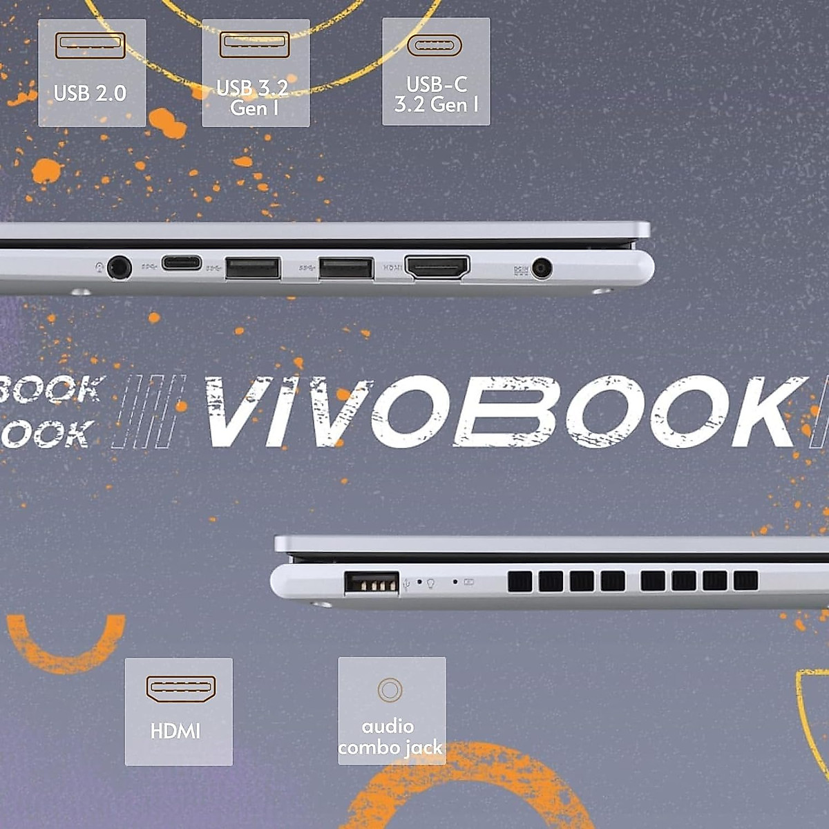 ASUS 2023 Newest Vivobook Laptop, 16" HD Display, AMD Ryzen 7 5800HS Processor(Beat i7-1195G7), 12GB RAM, 1TB SSD, AMD Radeon Graphics, WiFi 6, Chiclet Keyboard, Thin and Light, Windows 11 Home