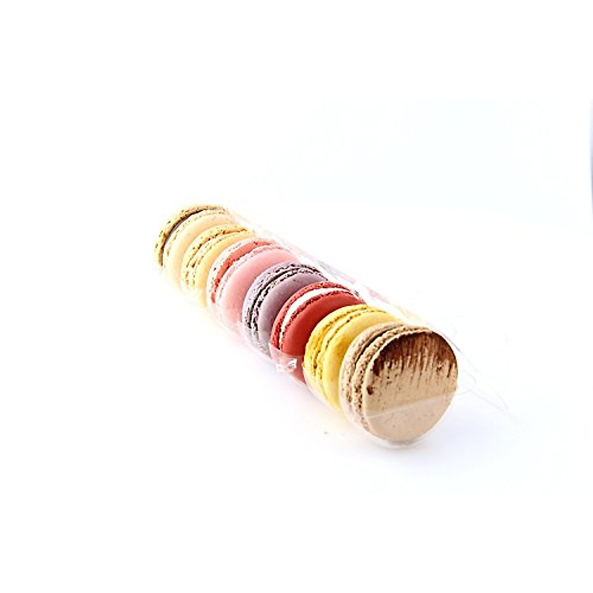 Clear Insert for 7 macarons with clip closure - Pack of 25 pcs