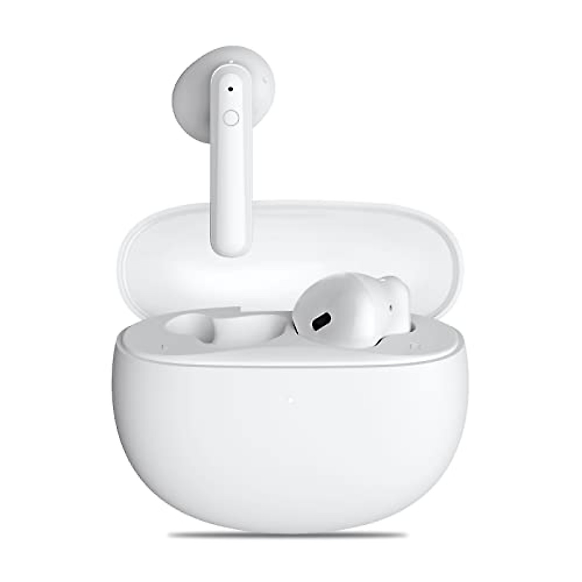 IKG Bluetooth Earbuds, Bluetooth Headphones with Microphone, 30H Playtime, Wireless Earbuds with Transparent Charging Case, Deep Bass, IPX7 Waterproof Earphones, Ear Buds for Work