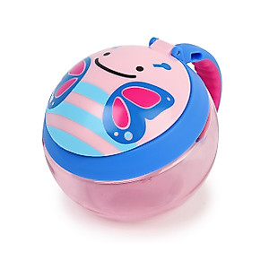 Skip Hop Plastic Baby Snack Container, Zoo Snack Cup, Butterfly