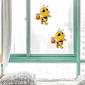 EXCEART 3 pcs Bees Cutouts Stickers Bulletin Board Bumblebee Cutouts Bumblebee Classroom Decor Stickers for Classroom Decorations