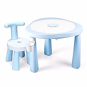 Walnut Environmental Protection Material Kindergarten Table and Chair Structure Firm Children's Toy Small Table and Chair Set Non-Slip