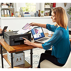Brother Wireless All-in-One Inkjet Printer, MFC-J690DW, Multi-function Color Printer, Duplex Printing, Mobile Printing, Amazon Dash Replenishment Enabled