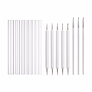 16pcs Dotting Pen Tools Set For Rock Painting Pottery Clay Modeling Art