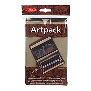 Derwent Artpack Canvas Pencil Case (2300575), Brown