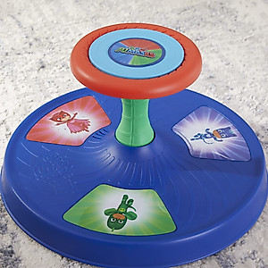 Playskool PJ Masks Sit 'n Spin Musical Classic Spinning Activity Toy for Toddlers Ages 18 Months and Up (Amazon Exclusive)