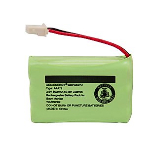 GEILIENERGY BT188645/BT288645 3.6V 900mAh Ni-MH Battery Pack, Also Compatible with VTech BT207695 VM312 VM3251 VM3252 VM3261 Digital Video Baby Monitor(1 Pack)