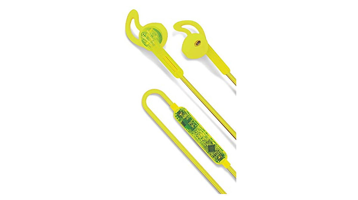 Candywirez Neon Yellow Wireless Earbuds - Hi-Fi Jelly Series