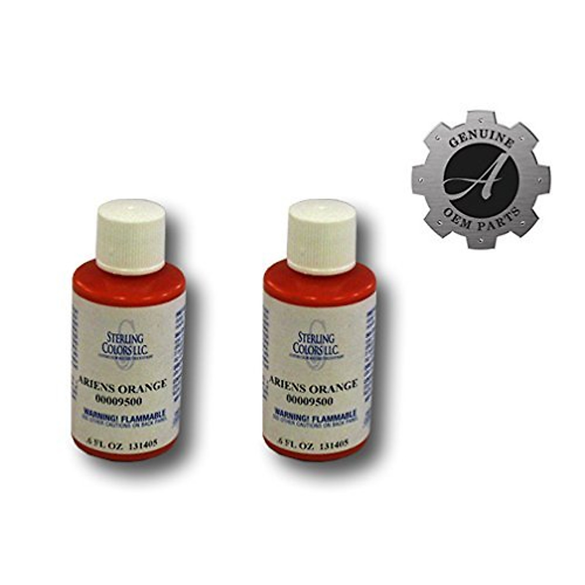 Ariens 2pk OEM Orange .6oz Touch up Paint Snow Blowers Throwers 2 Stage 00009500