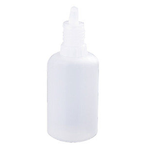 US 50pcs 30ml Empty Plastic Squeezable Dropper Bottles Eye Liquid Dropper Sample