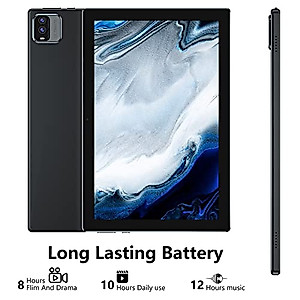 10 inch Tablets, Android 11.0 Tablets, 6GB+128GB, 512GB Expand, Quad-Core, Dual Camera, HD Touch Screen, BT, Wi-Fi 6, Google GMS