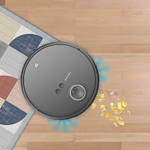 TECBOT Robot Vacuum Cleaner with Intelligent Visual Map and Navigation, 2000Pa WiFi/App/Alexa, Self-Charging, Very Suitable for Pet Hair, Carpets, Hard Floors, 150 Minutes Running Time