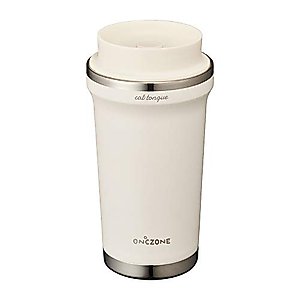 Doshisha Tumbler, Cat Tongue Exclusive Tumbler, Recommended for Cat Tongue, 10.8 fl oz (320 ml), White