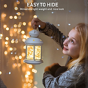 5 Pack Fairy Lights Battery Operated, 7 Feet 20 Led String Lights with Timer, Waterproof Firefly Lights on Silver Wire for Home Party Wedding Christmas Decorations, 6 Hours on/18 Hours Off, Warm White