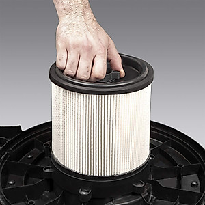 Vacmaster Hepa Material Fine Dust Cartridge Filter & Retainer, VCFH