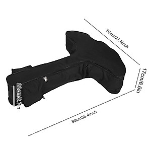 T-Shaped Bow Case, Lightweight Portable Outdoor Archery Carry Bag, Universal Takedown Compound Bow Carrier Bow Protective Bag Perfect for Hunting