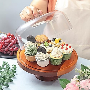 CherHome Square Cake Stand (Wood)