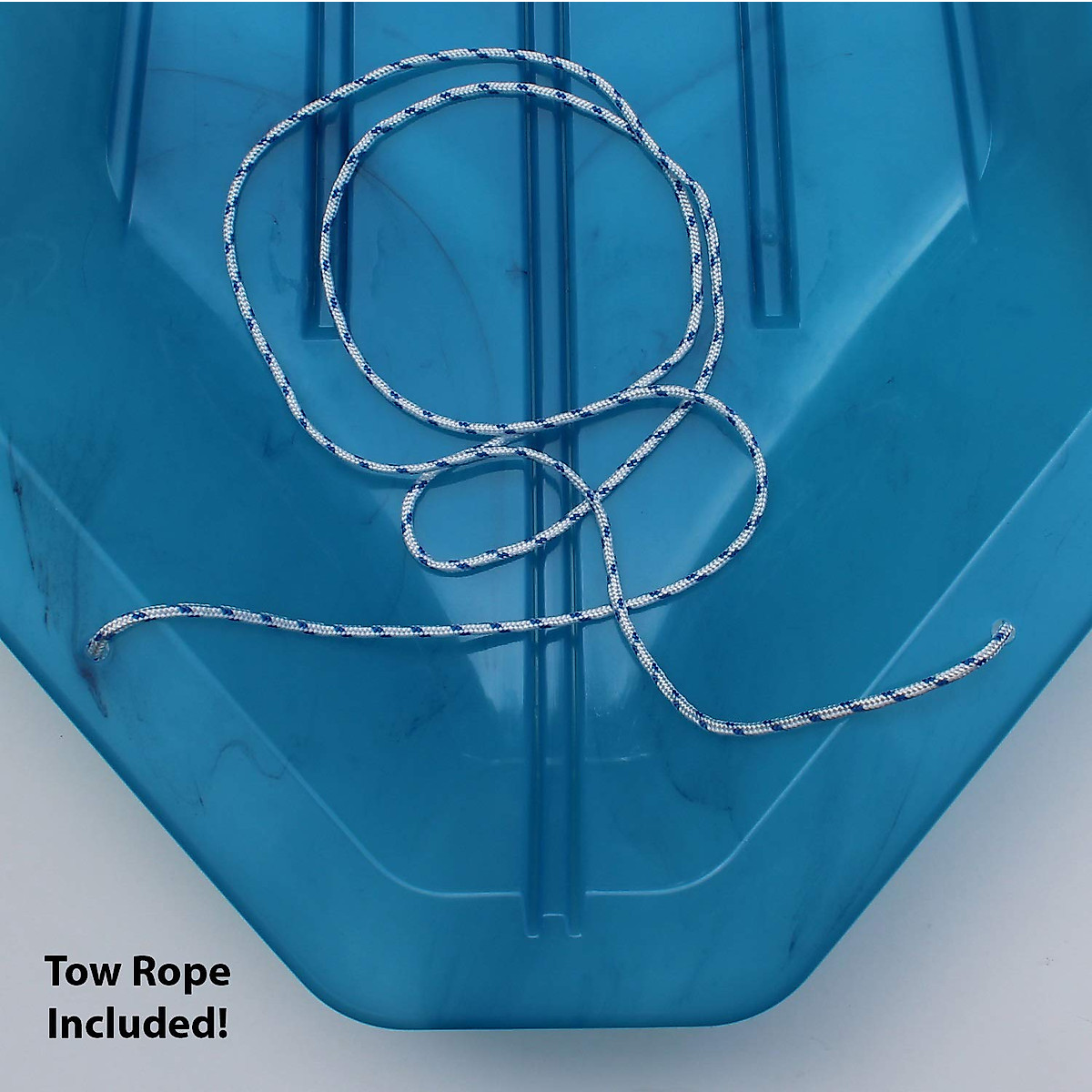 Flexible Flyer Slalom Master Steerable Snow Sled. Plastic Sno Slider Bobsled (48 x 26 x 4 inches)