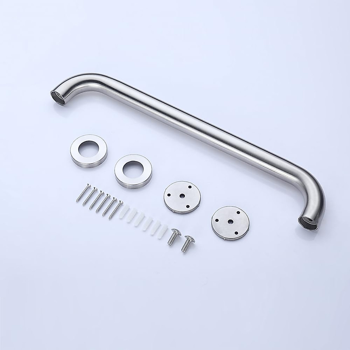 Decaura Anti Slip Shower Grab Bars, 18 inch Grab Bars for Bathtubs and Showers, Stainless Steel Safety Grab Bars for Handicap Disabled Elderly Senior Child Bathroom Shower Bath Handle 45 cm