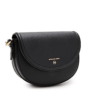 Michael Michael Kors Michael Kors Jet Set Charm Saffiano Leather Crossbody Bag (Black)