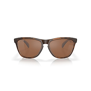 Oakley OO9013 Square Sunglasses, Matte Brown Tortoise/Prizm Tungsten, 55 mm