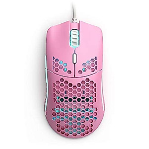 Glorious Gaming Mouse - Model O 67 g Superlight Honeycomb Mouse, Limited Edition Matte Pink - USB Gaming Mouse