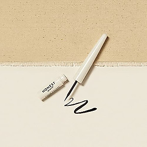 Honest Beauty Liquid Eyeliner Vegan Smudge Flake Transfer Proof Carbon / Silicone Free Cruelty Free Ophthalmologist Tested 0.058 fl. oz, Black