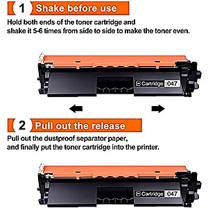 ACEJET Compatible 047 Black Toner Cartridge Replacement for Canon 047 ImageCLASS LBP113W MF113W MF110/LBP110 Series, i-SENSYS LBP113W MF113W MF110/LBP110 Series Printer (Black, 2Pack)