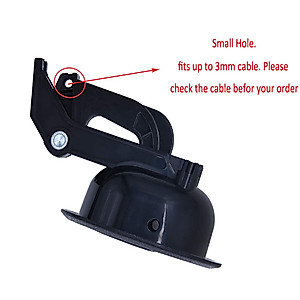 Universal Recliner Release Pull Handle, Oval Plastic Sofa Chair Replacement Parts Without Cable Fits 3mm