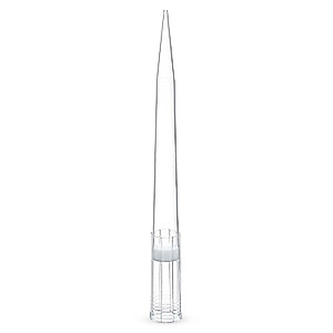 Globe Scientific 150835 Polypropylene Low Retention Filter Tip, Natural, Sterile, Rack, 1 mL-1000 mL Graduation, 84 mm Length (Pack of 576),1196U33PK