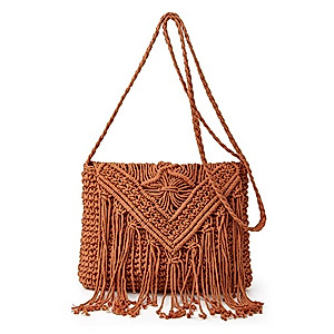 Crossbody Bag for Women Cute Hobo Bag Satchel Bag Summer Bag Knit Bag Beach Bag Purse Tote Handbags for Women 2023
