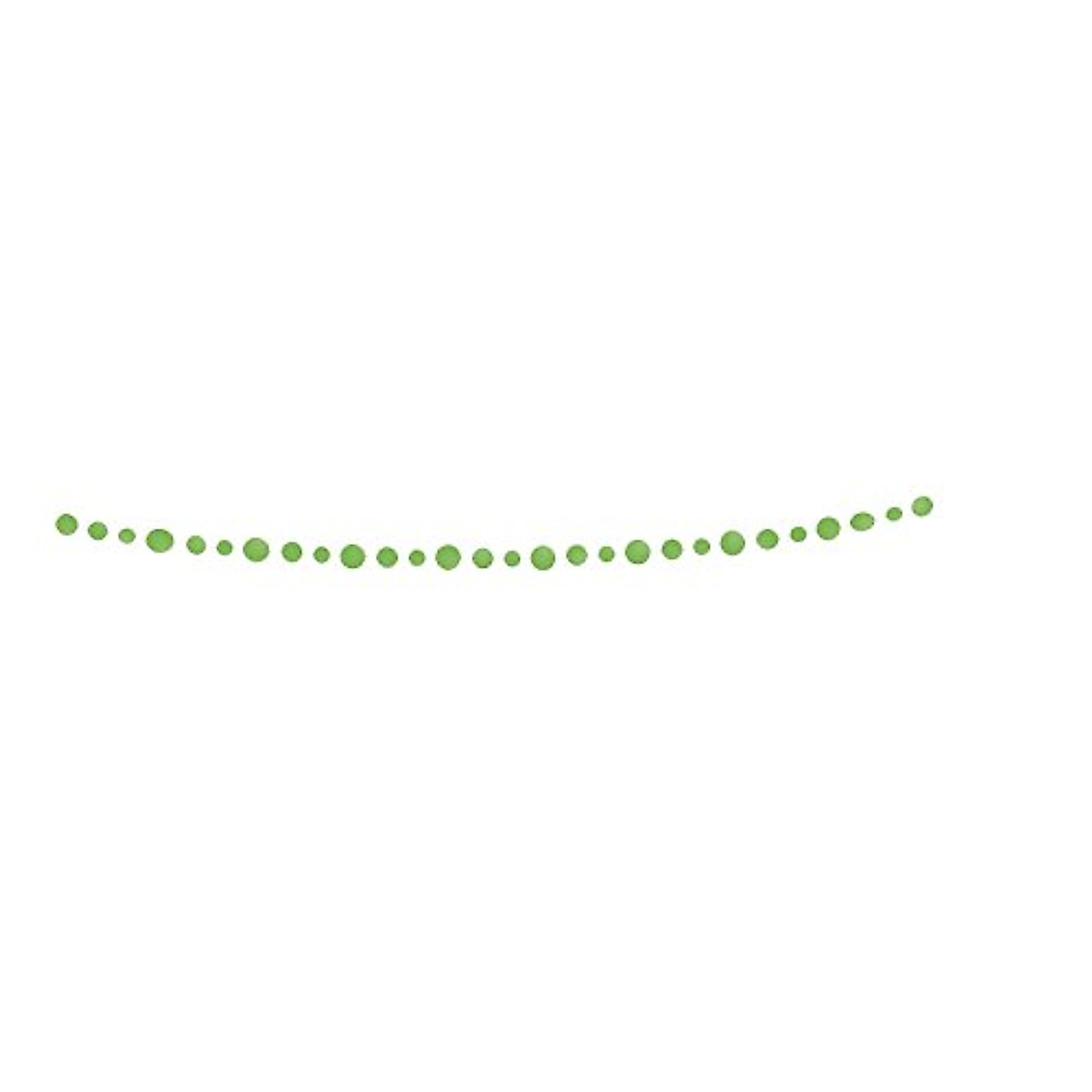 9ft Paper Lime Green Circle Garland