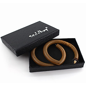 Scddboy Wooden Hoop Earrings for Women Geometric Lightweight Dangle Drop Earrings