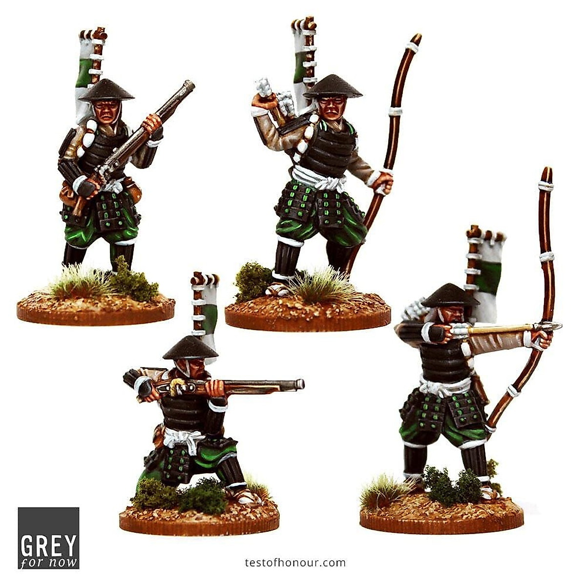 GameCraft Miniatures Test of Honour - Ashigaru with Bows and Muskets