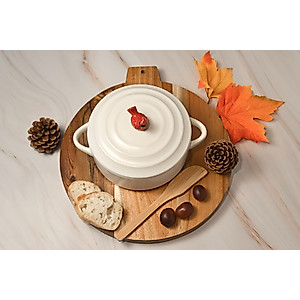 BRIE BAKER, CREAM, WOOD SPREADER, CARDINAL