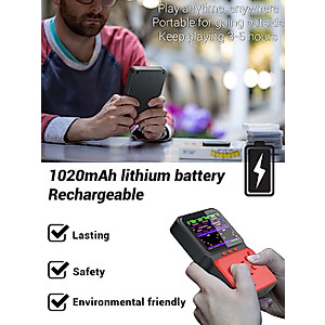 Fordim Handheld Game Console, Retro Mini Game Player with 800+ Classic Games, 3.5 Inch Screen 1020mAh Rechargeable Battery, Portable Game Console Support TV Connection