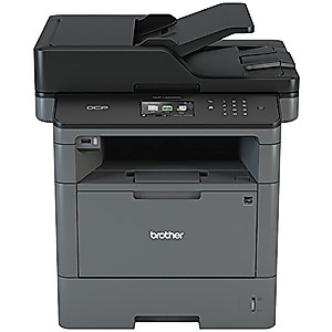 Brother Monochrome Laser Printer, Multifunction Printer and Copier, DCP-L5500DN, Flexible Network Connectivity, Duplex Printing, Mobile Printing & Scanning, Amazon Dash Replenishment Ready