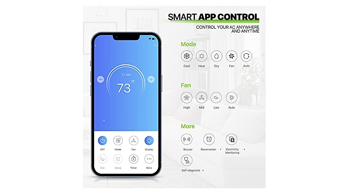 Magshion 18,000 BTU Mini Split AC - Efficient & Smart