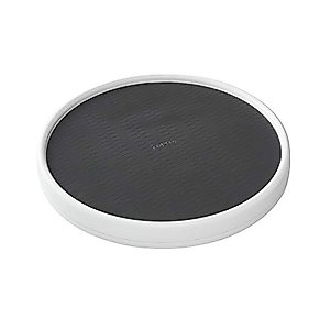Copco Pro Non-Skid Pantry Cabinet Lazy Susan Turntable, 15-Inch, Charcoal
